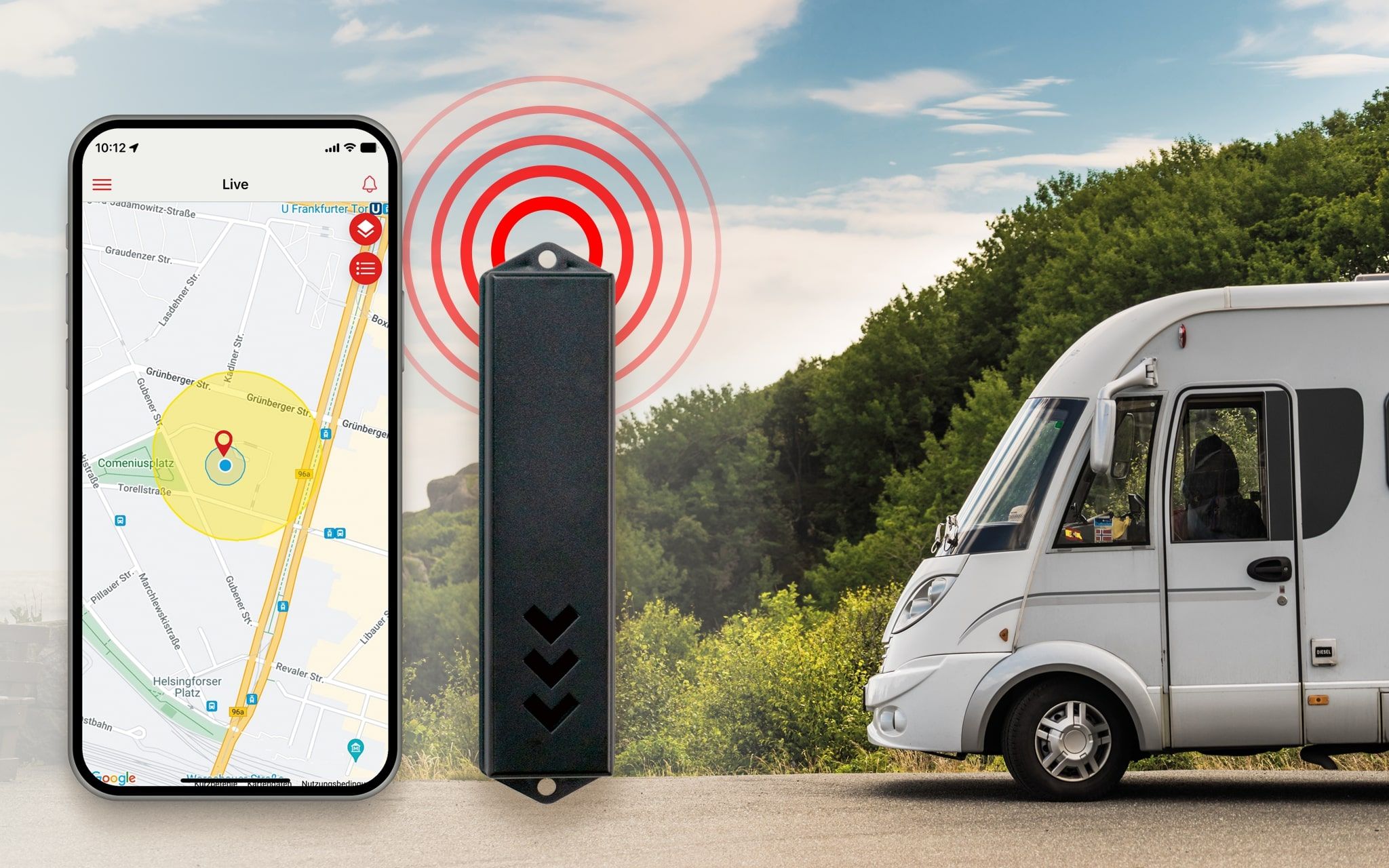 Camper beveiliging | GPS Retreever | Moving Intelligence